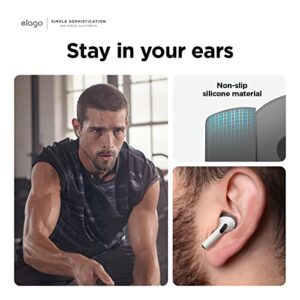 elago [6 Pairs] Compatible with AirPods Pro 2 Ear Tips with Earbuds Cover, Compatible with Apple AirPods Pro 2nd Generation [3 Sizes: Large + Medium + Small] [US Patent Registered] (Dark Grey)