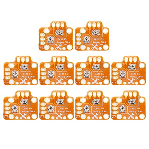 Game Controller Drift Repair Board, 10Pcs 3D Thumb Stick Drift Fix Mod, Compatible with for PS4 for PS5 for Xbox ONE for Xbox S X Analog Stick Drift Fix Mod Reset