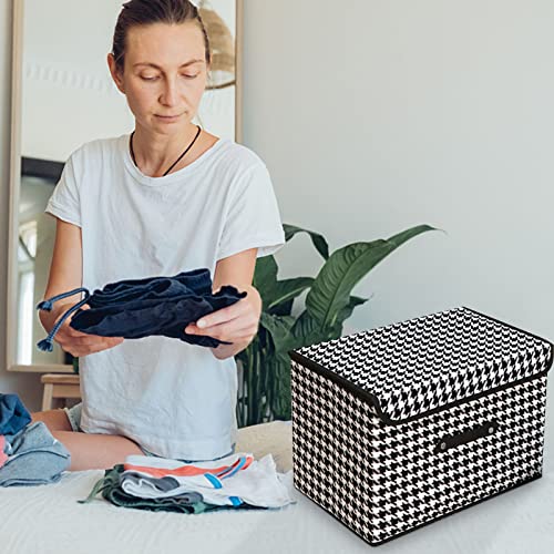 Clothing Storage Bags, Large Closet Organizer with Reinforced Handle, Foldable Clothing Storage Bins Under Bed Comforter Storage Bag Quilt Storage Bag