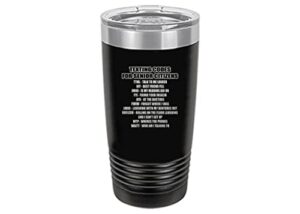 rogue river tactical best funny 20 oz. travel tumbler mug senior citizen text codes novelty cup retirement birthday gag gift mom dad grandma or grandpa (black)