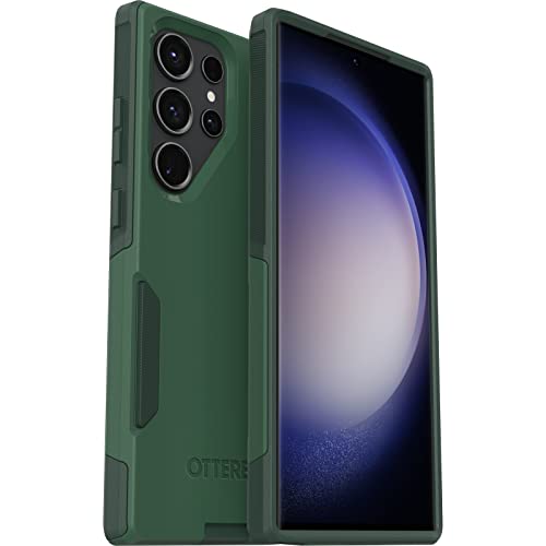 OtterBox Galaxy S23 Ultra Commuter Series Case - TREES COMPANY (Green), slim & tough, pocket-friendly, with port protection