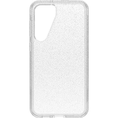 OtterBox Galaxy S23+ Symmetry Series Case - STARDUST (Clear/Glitter), ultra-sleek, wireless charging compatible, raised edges protect camera & screen