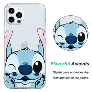 [2 Pack] Cute Case Designed for Apple iPhone 14 Pro Max Case, Cartoon Kawaii Aesthetic Cool Phone Cases Girly for Girls Boys Kids Women Soft Clear TPU Protective Cover Funda for iPhone 14 Pro Max 6.7"