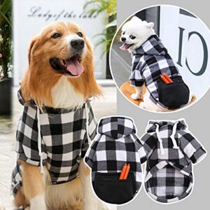 Small Puppy Sweaters with Hood Dog Hoodie with Pocket Fall Winter Warm Fleece Sweater Puppy Clothes for Dogs Boy Girl Yorkies Chihuahua Cat Clothes for Dogs Winter