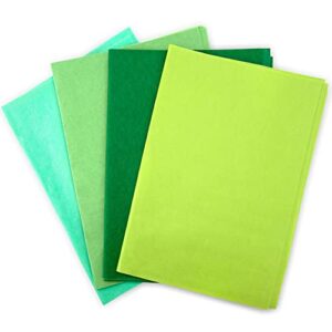 hi sasara 100 sheets assorted green tissue paper bulk,14 x 20 inch,green tissue paper for gift bags,4 green colors tissue for st. patrick's day,christmas,wedding,birthday