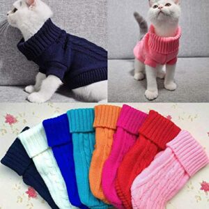 Compact Pet Clothes for Little Dog and Cat Winter Dog Clothes Puppy Pet Cat Sweater Jacket Coat for Small Dogs 1pc