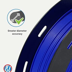 PRINTALOT ABS 3D Printer Filament, Dimensional Accuracy +/- 0.03 mm, 1 KG Spool, 1.75 mm, Cobalt Silk