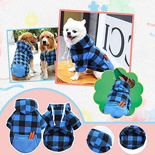 Puppy Sweaters for Extra Small Dogs Autumn and Winter Zipper Fleece Pocket Sweatshirt Dogs Hoodies Cute Warm Pet Clothes Hoodies for Dogs Small