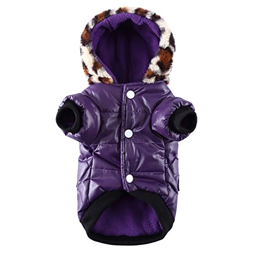 Pet Clothes for Medium Dogs Male Small Pet Puppy Warm Winter Sweater Hoodie Doggy Cat Waterproof Coat for Small Breed Dog Chihuahua Medium Dogs Female