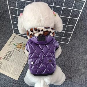 Pet Clothes for Medium Dogs Male Small Pet Puppy Warm Winter Sweater Hoodie Doggy Cat Waterproof Coat for Small Breed Dog Chihuahua Medium Dogs Female