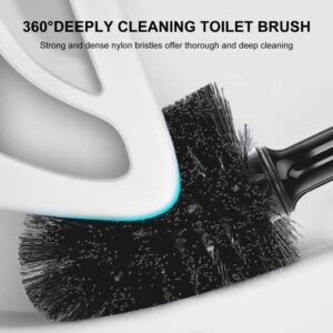 SetSail Toilet Brush and Plunger Set for Bathroom Cleaning & SetSail Scrub Brush, 2 Pcs Heavy-Duty Scrub Brushes for Cleaning