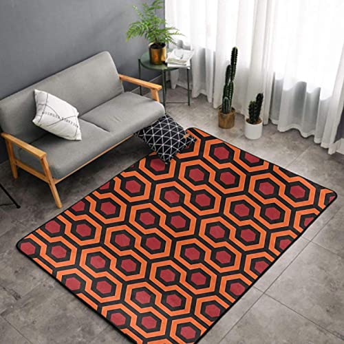 The Shining Overlook Area Rug, Luxury Modern Classic Thick Soft Overlook Hotel Carpet, Non-Slip Carpet Large Floor Mat for Living Room Bedroom Dormitory Home Decor, 5x6ft