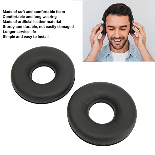 2Pcs Replacement Ear Pads Cushions Memory Foam Leather Headphones Earpads Cover for AKG K121 K121S K141 MK II K142 HD