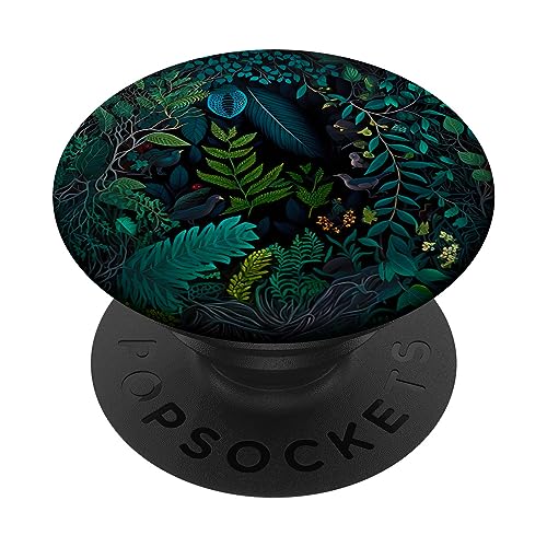 Floral Boho Foliage Flower Plant Nature Vegetation Flowery PopSockets Standard PopGrip