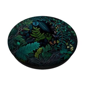 Floral Boho Foliage Flower Plant Nature Vegetation Flowery PopSockets Standard PopGrip