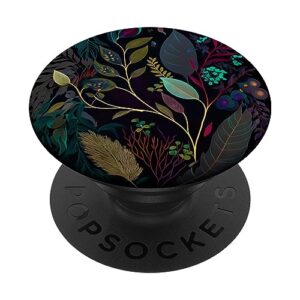 floral boho foliage flower flora nature vegetation flowery popsockets standard popgrip