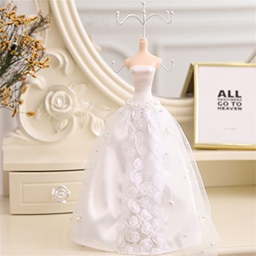 LDCHNH European Jewelry Display Stand Jewelry Stand Princess Model Wedding Six-piece Suit