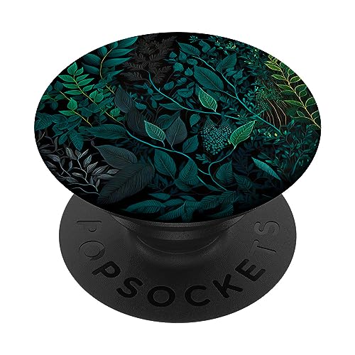 Floral Boho Foliage Flower Plant Nature Vegetation Flowery PopSockets Standard PopGrip