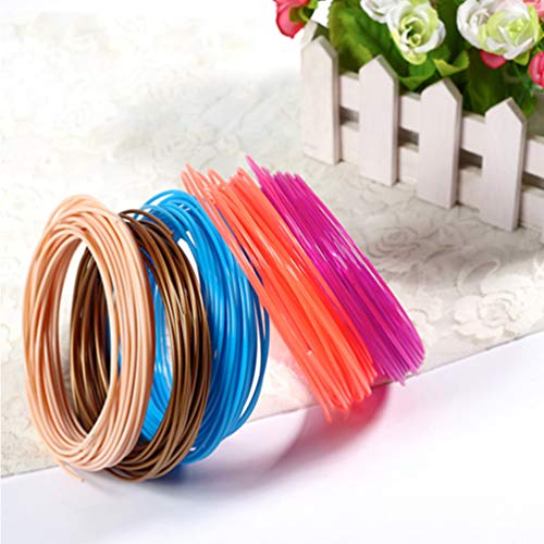 3D Printers 3D Pen PLA Filament Refills, 1.75mm ABS Filament, 3D Printer Filament Refill Sample for All 1.75mm 3D Printer and 3D Pen (10 Meters) Impresora 3D