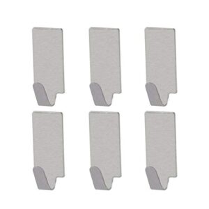 popetpop adhesive hooks, stainless steel towel hooks, wall hooks for kitchen bathroom bedroom