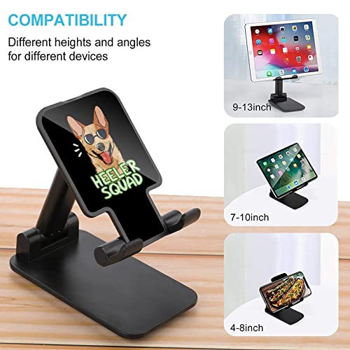 Cool Dog Head Print Cell Phone Stand Compatible with iPhone Switch Tablets Foldable Adjustable Cellphone Holder Desktop Dock (4-13")