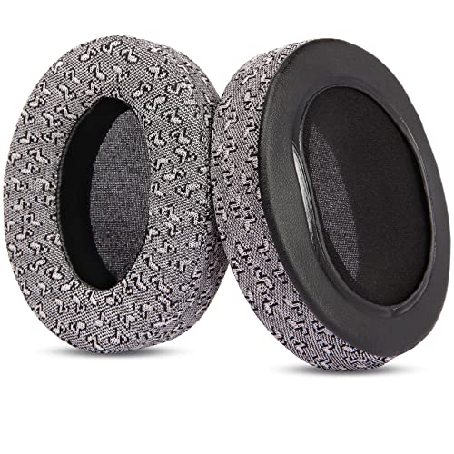 E900 Earpads-YunYiYi-Upgrade Replacement Ear Pads Cushion Compatible with EKSA E900 E900 PRO Gaming Headset Earmuffs Covers (Gray)