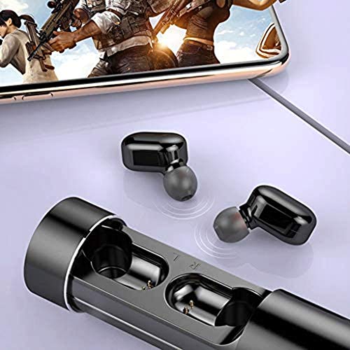 TBIIEXFL Headset Touch Function with Charging Box Stereo Headphones in-Ear Built-in Microphone Headphones Sports Subwoofer