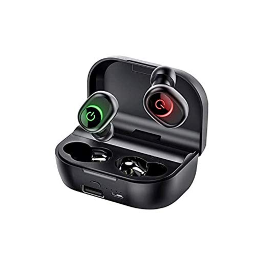 TBIIEXFL Headset Touch Function with Charging Box Stereo Headphones in-Ear Built-in Microphone Headphones Sports Subwoofer