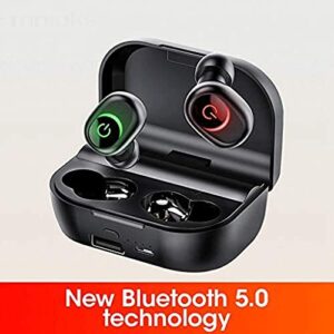 TBIIEXFL Headset Touch Function with Charging Box Stereo Headphones in-Ear Built-in Microphone Headphones Sports Subwoofer