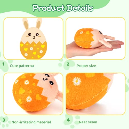 Biubiucat Catnip Toys Interactive Cats Nip Toy/Kitten Chew Plush Gift/Best Play Kick Stuff/Kitty Stuffed Teething Pillow/Cute and Soft Dental Gifts for Indoor Kittens (Bunny)