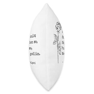 Saint Gemma Galgani Catholic Design St. Gemma Galgani Female Catholic Saint Quote Saying Throw Pillow, 16x16, Multicolor