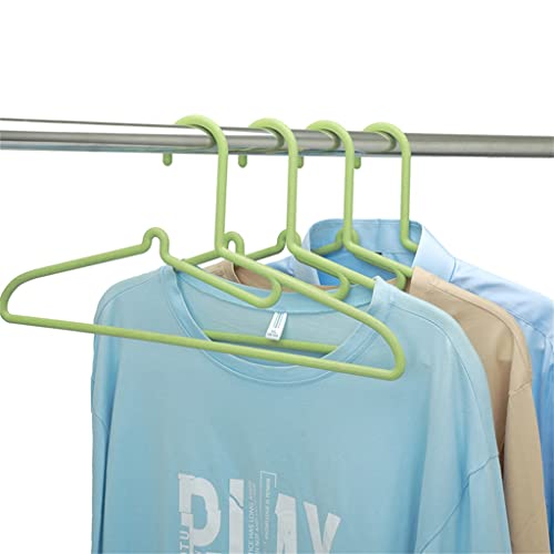 EYHLKM Plastic Adult Hanger Clothes Suit Hanger Coat Hanger Storage Rack Space Saving Drying Rack ( Color : Beige , Size : 40.5*2.5cm )