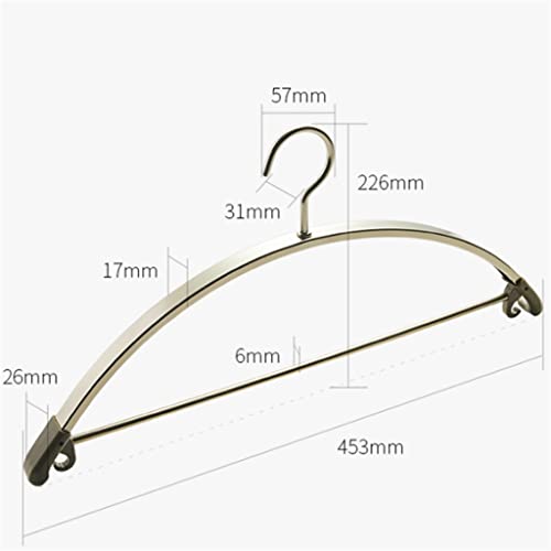 EYHLKM Home Hanger Sweater Hanger Anti-Deformation Hanger Non-Slip Seamless Aluminum Alloy Hanger