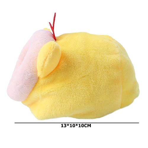 WEISHA Hamster Bed 1PC Small Animal House Pet Cage for Hamster Accessories Pet Bed Cotton Warm House for Rodent Guinea Pig Rat Hedgehog Pet Supplies(Yellow)