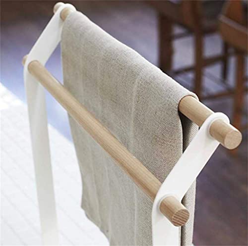 N/A Towel Rack Bathroom Towel Bar Vertical Double Layer Rag Rack Desktop Towel Kitchen Countertop Storage Rack