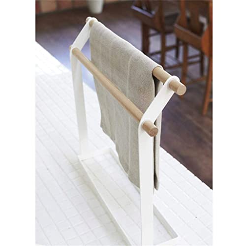 N/A Towel Rack Bathroom Towel Bar Vertical Double Layer Rag Rack Desktop Towel Kitchen Countertop Storage Rack