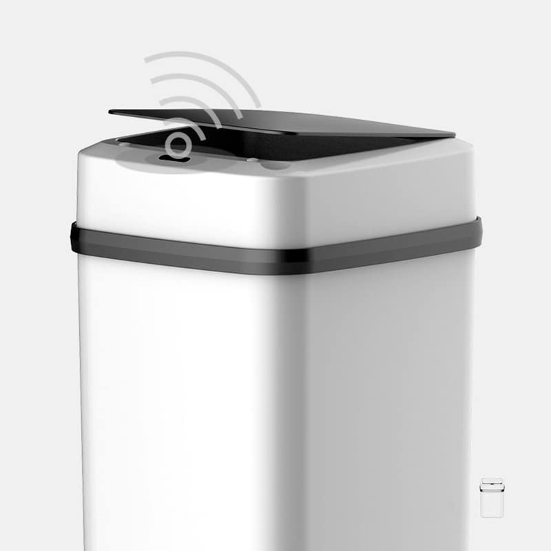 CZDYUF Intelligent Induction Trash Can with Lid Kitchen Trash Can Home Automatic Bathroom Opening and Closing