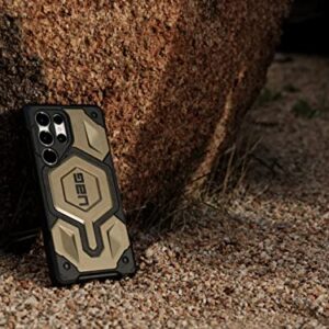 URBAN ARMOR GEAR UAG Designed for Samsung Galaxy S23 Ultra Case 6.8" Monarch Pro Kevlar Black - Premium Rugged Heavy Duty Shockproof Protective Cover Compatible with Magnetic Charging