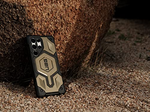 URBAN ARMOR GEAR UAG Designed for Samsung Galaxy S23 Ultra Case 6.8" Monarch Pro Kevlar Black - Premium Rugged Heavy Duty Shockproof Protective Cover Compatible with Magnetic Charging