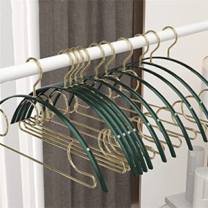 EYHLKM 5pcs Aluminum Alloy Wardrobe Space Saving Clothing Hanger Drying Sweater Shirt Storage Rack ( Color : Rose Gold )