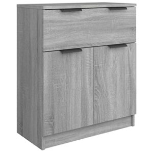 vidaxl sideboard gray sonoma 23.6"x11.8"x27.6" engineered wood