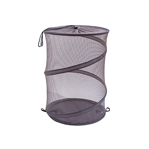 Collapsible Laundry Baskets, Mesh Popup Laundry Hamper Foldable Dirty Clothes Basket Great for Kids Room/College Dorm/Travel