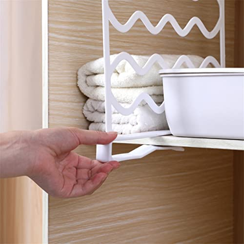 TJLSS Plastic Drawer Divider Wardrobe Storage Shelves Partition Board Space-Saving Division Tools (Color : D)