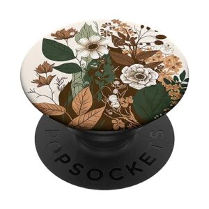 floral foliage flower botanical nature vegetation flowery popsockets standard popgrip