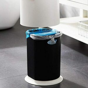 WPYYI 10L Pressing Type Round Plastic Trash Can Double-Layer Multi-Purpose Bathroom/Bedroom Trash Can Nordic Household Cleaning Tool