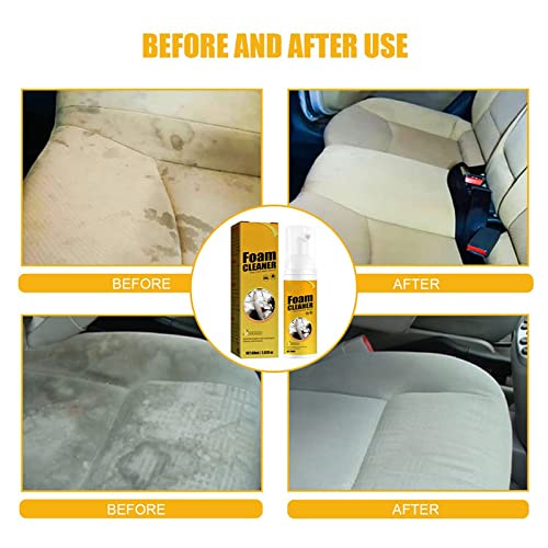 Car Magic Foam Cleaner, Magic Foam Cleaner for Car, Multi-Purpose Foam Cleaner, Car Restoring Spray for Car and House (2PCS, 30ML)