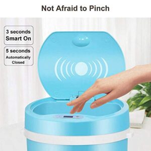 CZDYUF 16L Automatic Induction Trash Can Touchless Smart Motion Sensor Rubbish Waste Bin Waste Garbage Bin