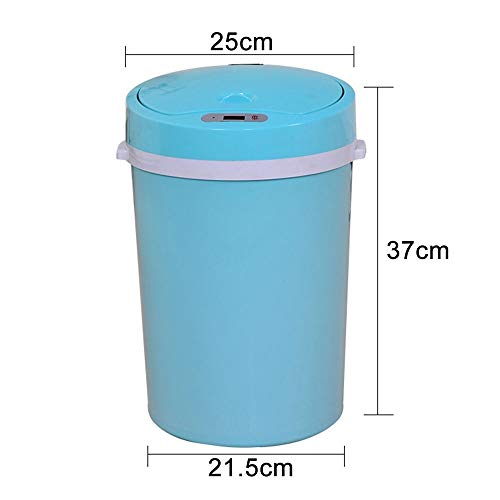 CZDYUF 16L Automatic Induction Trash Can Touchless Smart Motion Sensor Rubbish Waste Bin Waste Garbage Bin