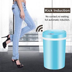 CZDYUF 16L Automatic Induction Trash Can Touchless Smart Motion Sensor Rubbish Waste Bin Waste Garbage Bin