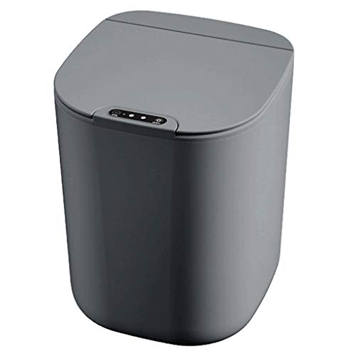 WPYYI 16L Smart Trash Can Automatic Induction Electric Rubbish Sensor Waste Bin for Kitchen Bathroom ( Color : D )